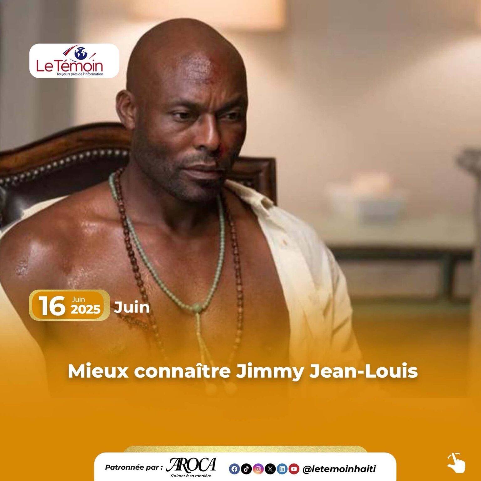 Mieux connaître Jimmy Jean-Louis – Le Témoin