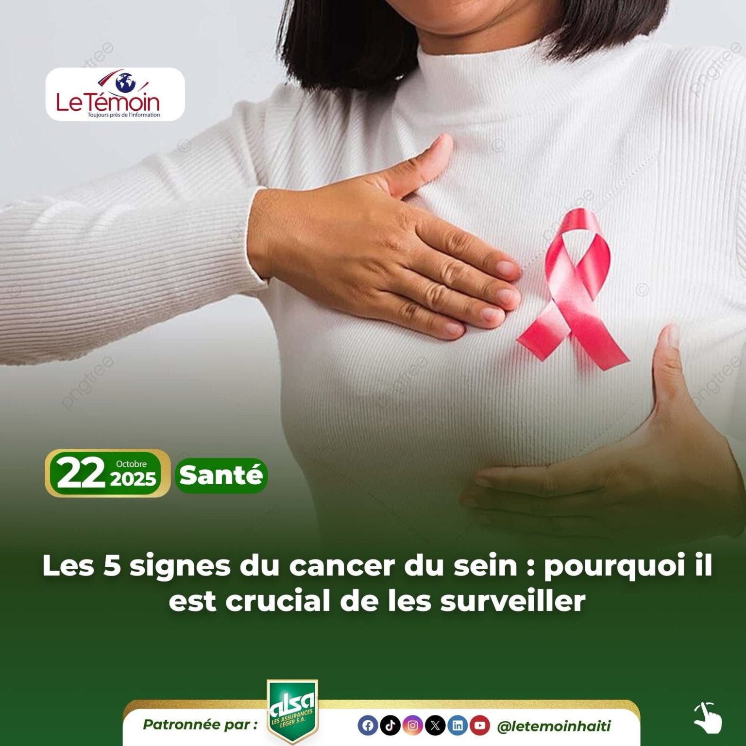 Les 5 signes du cancer du sein : pourquoi il est crucial de les ...